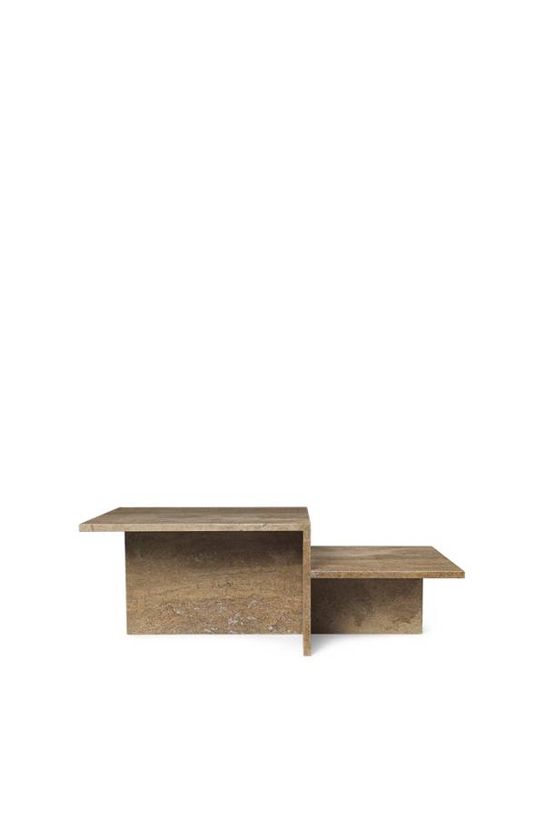 Ferm Living Distinct Coffee Table, Dark Brown Salongbord fra FermLiving - Rask levering
